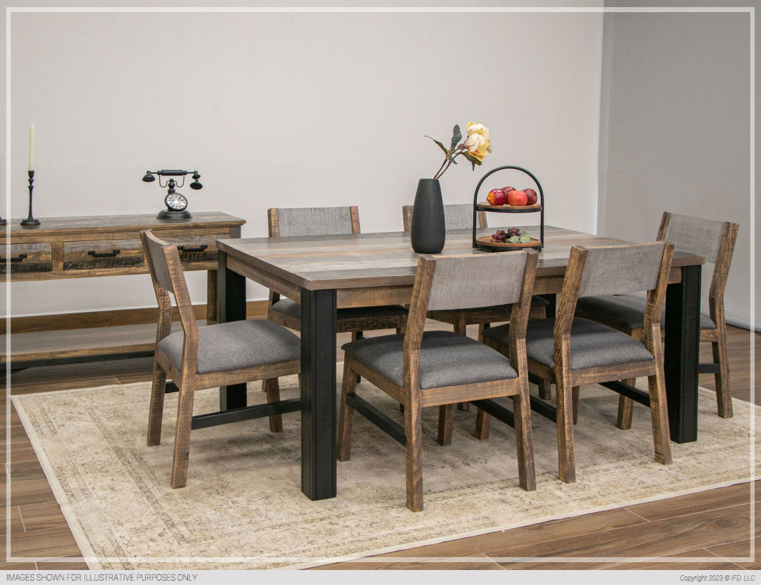 Loft Brown 65 Dining Set by IFD