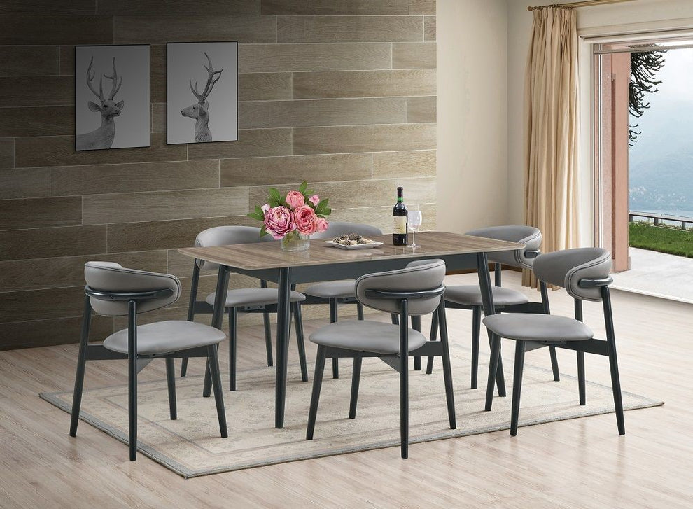 Lanae 7 Pc Dining Set DN02364 by Acme – Bradley Home Funishings
