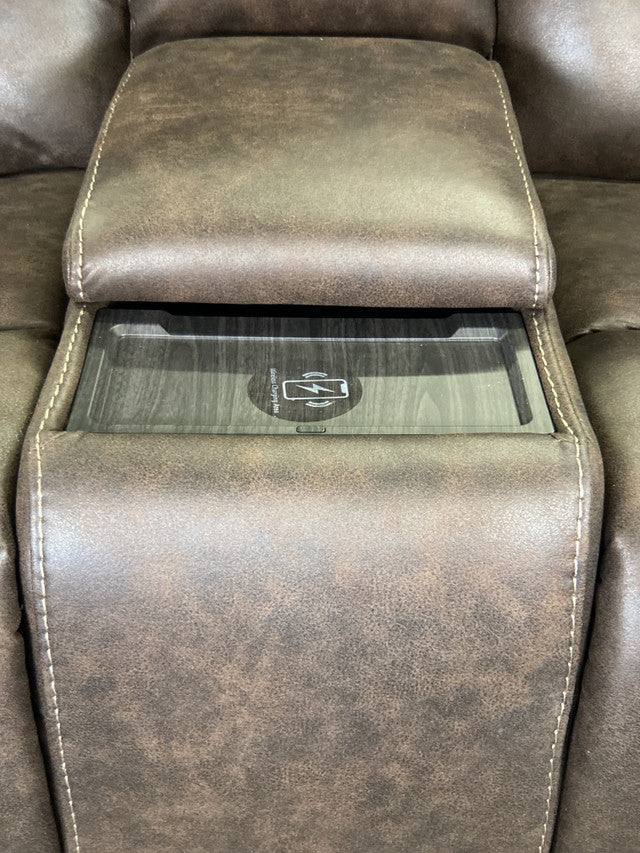 Kian USA 152 Calico Power Sofa and Loveseat – Bradley Home Funishings